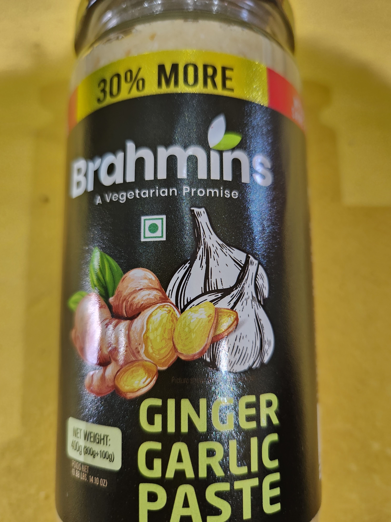 Brahmins ginger garlic paste 400g – S-Mart Australia