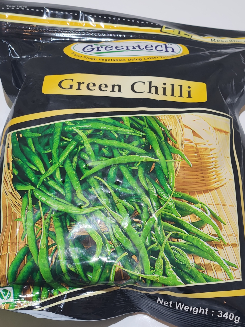 Greentech Green chilli Hot 340gm – S-Mart Australia
