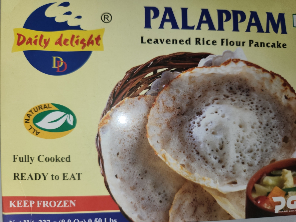 Daily delight palappam 227g – S-Mart Australia